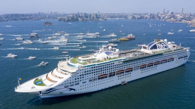 P&O’s Pacific Explorer grabs the headlines! – Caroline Gladstone